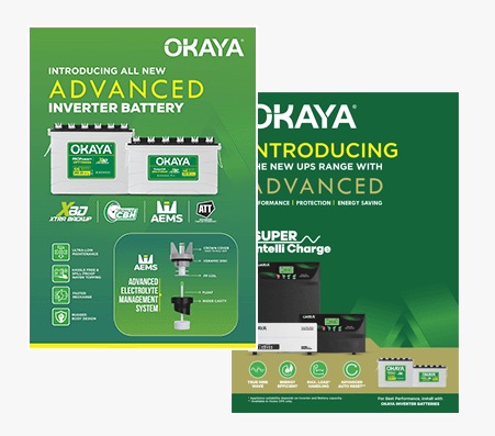 Okaya Inverters, Inverter Batteries & Solar Rooftop Solutions