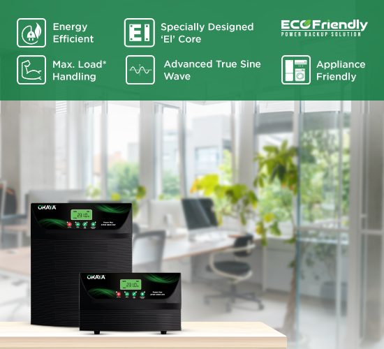 Buy Okaya Hi-Capacity UPS 2.5kVA–6.1kVA at Best Price