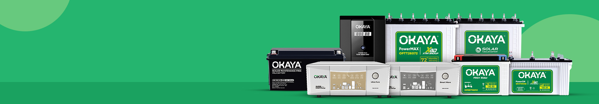 Buy Okaya Battery Online: Best Prices for Inverter, E-Rickshaw, SMF ...